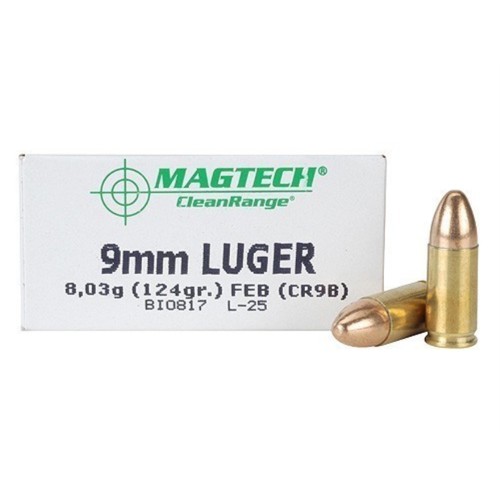 MAGTECH 9mm 124Gr 1109 FPS FEB 50rd