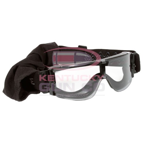 SAVE PHACE Grunt Series Tactical Goggles, Black/Clear Lens