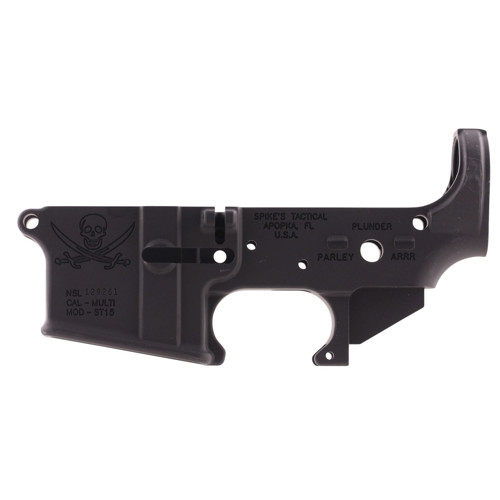 SPIKES TACTICAL CALICO JACK Multi-Caliber AR15 Stripped Lower Receiver ...