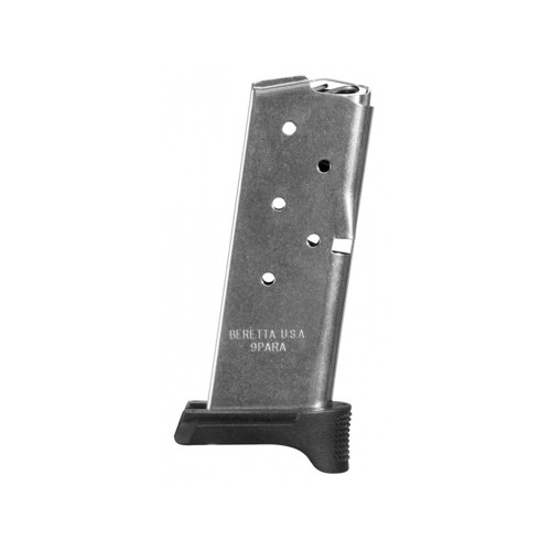 BERETTA APX Carry 9mm 6rd Magazine (Stainless Steel)