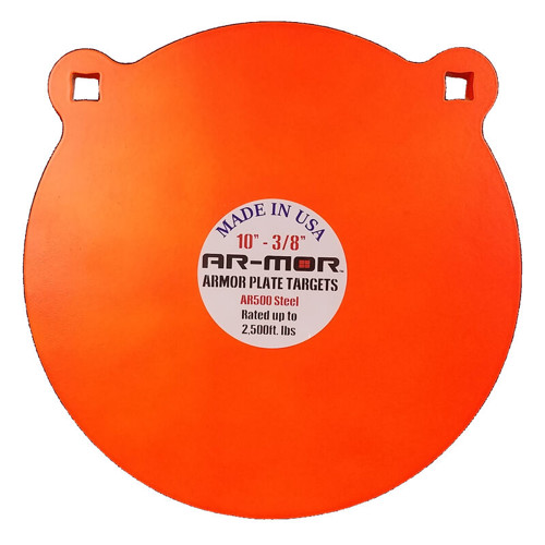 AR-MOR TARGETS 10 x 3/8" Round Gong Armour Plate Target