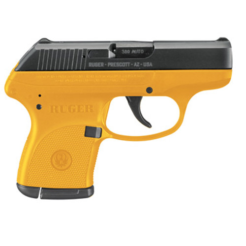 RUGER LCP Contractor YelLow 380 ACP 3.12" Blued 6rd