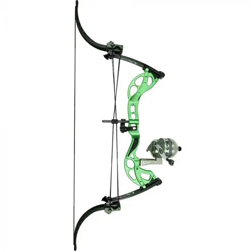 MUZZY LV-X 29" Bowfishing Kit RH w/ XD Pro Reel - Oneida Green