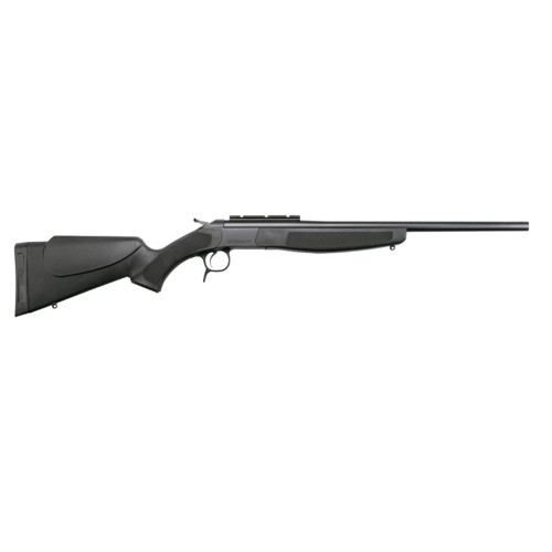 CVA Compact Scout 243 Win 20" 1rd Rifle - Blue