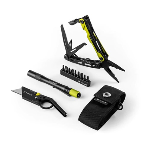 TRUE 5-Piece DIY Utility Tool Kit w/ Pouch