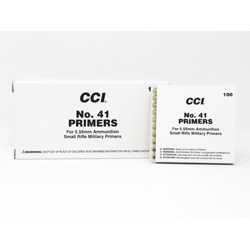 CCI Mil-Spec No. 41 5.56 Primers - 1000 Brick