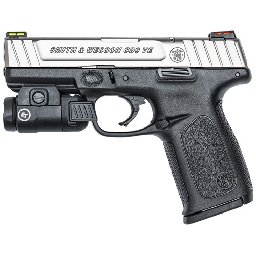 SMITH & WESSON SD9 VE 8mm 4" 16rd Pistol w/ Cimson Trace CMR-209 Rail ...