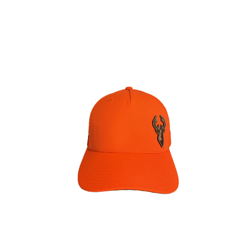 KYGUNCO Leather Deer Patch (Richardson 882) Snapback | Blaze Orange