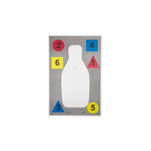 ACTION TARGET DT-ANTQ-A Anatomy & Command Training 232x35 100pk