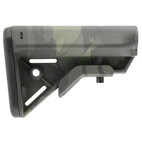B5 SYSTEMS Bravo Stock MultiCam Black w/QD Mount Mil Spec