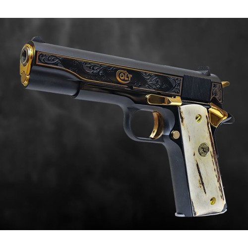 COLT 1911 Government "El Compadre" 38 Super 5" 9rd Pistol w/ Custom ...