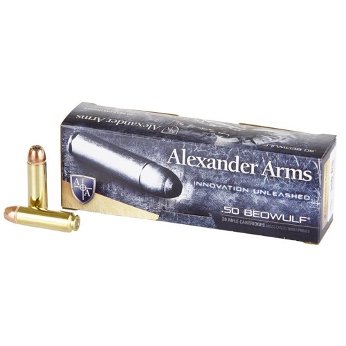ALEXANDER ARMS 50 Beowulf 350Gr Hornady XTP Hollow Point 20rd