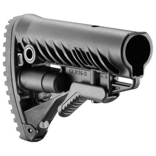 FAB DEFENSE GLR-16 Stock w/Battery Storage AR Rifles Black