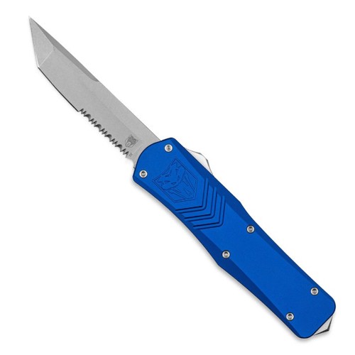 COBRATEC Large FS-X Blue Generation 3 Tanto Serrated