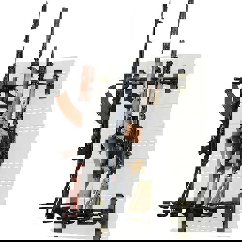 SAVIOR EQUIPMENT 6-Slots Rifle Rack for Slate Wall Rack OD Green