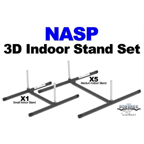 RINEHART TARGETS NASP Set 6 3D Indoor Stands