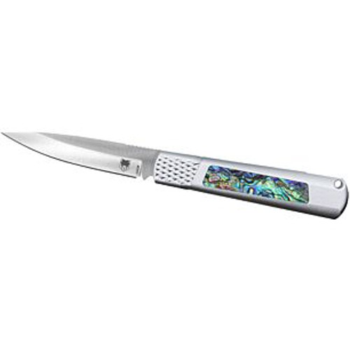 COBRATEC Gideon Hidden Release Silver with Abalone