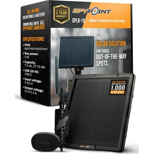 SPYPOINT SPLB-10 Compact Solar Panel