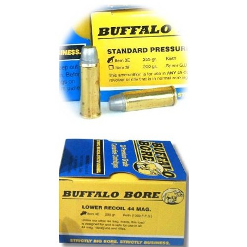 BUFFALO BORE 44 Rem Mag 255Gr Hard Cast Keith GC 1350FPS 20rd